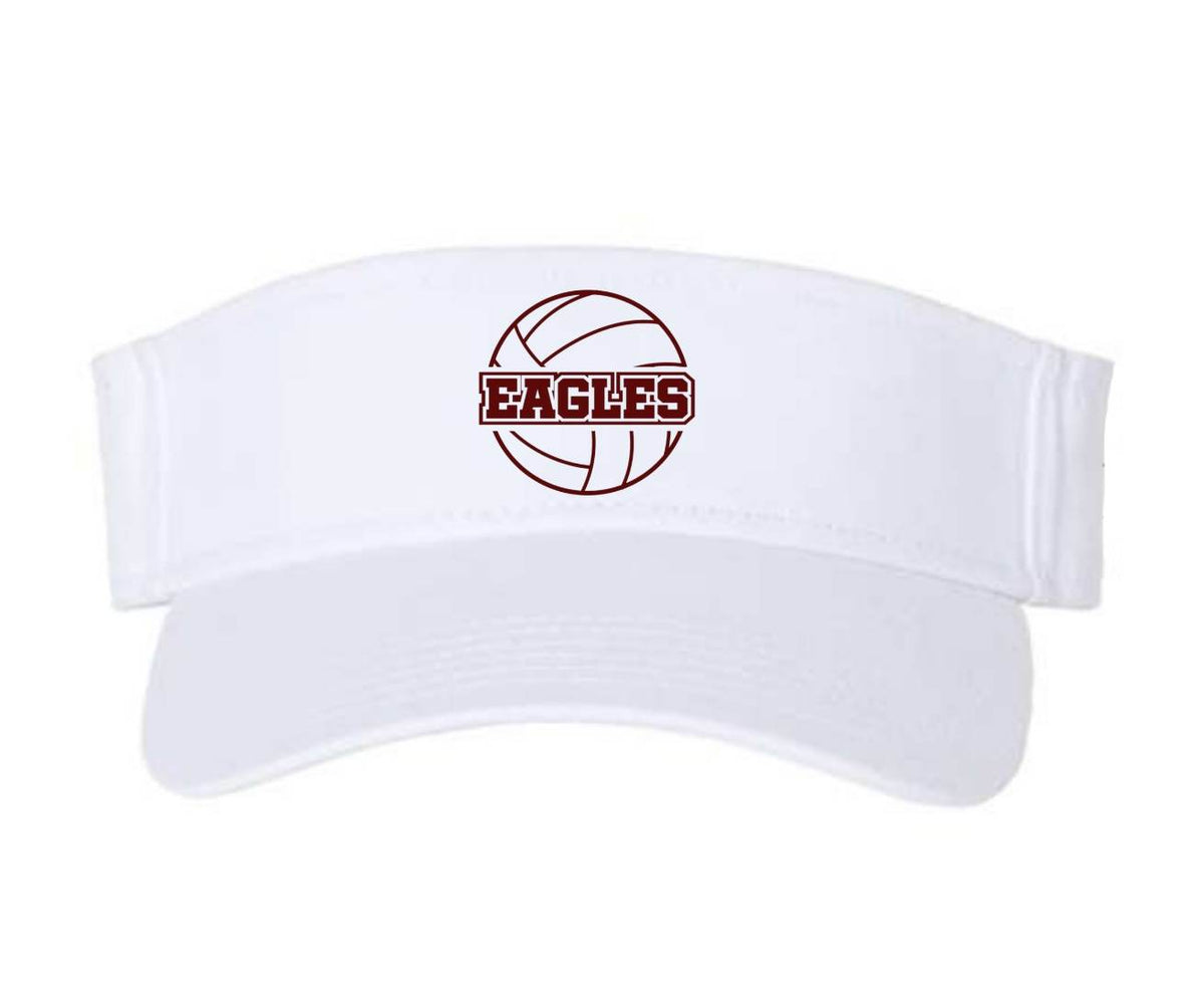 Champion Visor with embroidered Eagles Volleyball logo – Mommygram by Jess
